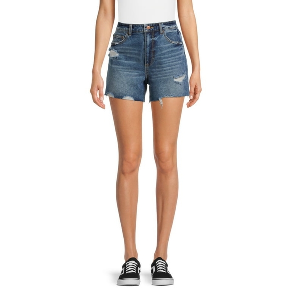 No Boundaries | Shorts | No Boundaries High Rise Destructed Denim ...